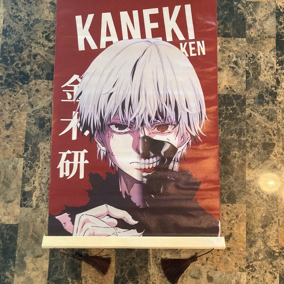 Wall Decor | Kaneki Ken Anime Poster Never Used | Poshmark